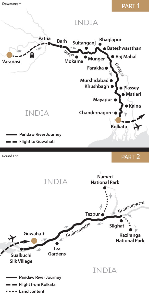 Ganges River Cruises | 2025/2026/2027 Official Pandaw™ Cruises