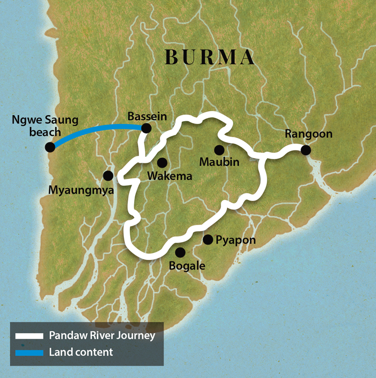 River Cruise Itinerary for The Irrawaddy Delta | Pandaw.com