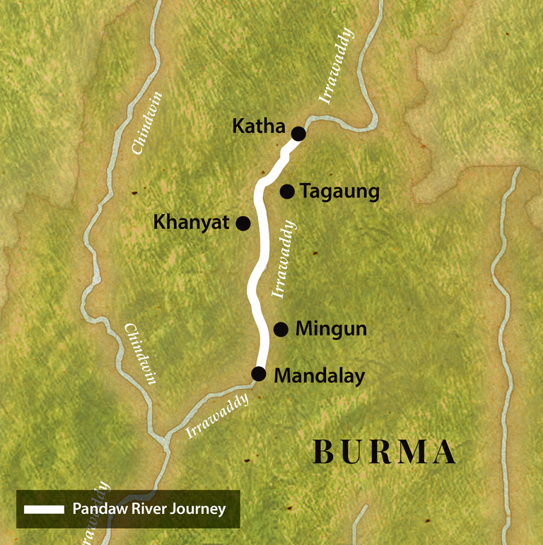 River Cruise Itinerary for The Upper Irrawaddy | Pandaw.com